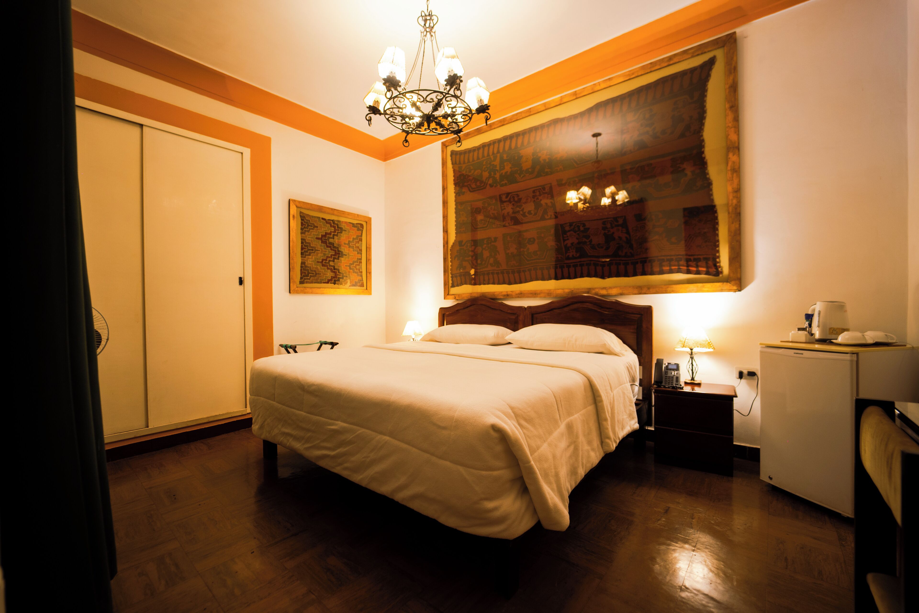 Cofres nos quartos, individualmente decorados