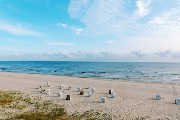 Vista para o campo desde o alojamento