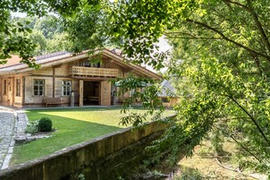 Área externa para banquete