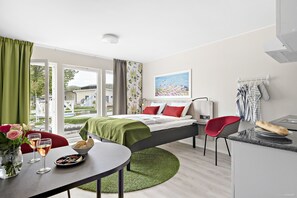 Quarto Duplo ou Twin, kitchenette (Incl. Towels, Sheets, Cleaning) | Berços/camas para crianças, Wi-fi grátis 