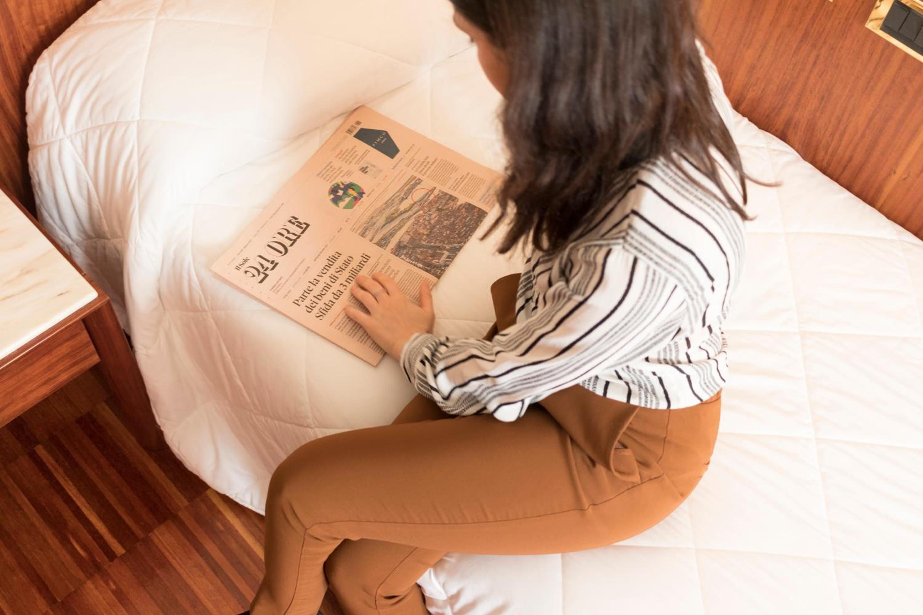 Camas com colchões pillow-top, frigobar, cofres nos quartos