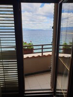 Quarto casal, sacada, vista para o mar | Vista do quarto