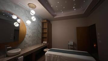 Tratamentos corporais, aromaterapia, massagens musculares profundas