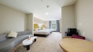 Suite-Estúdio Premium, 2 camas queen-size | Roupa de alta qualidade, cofre no quarto, secretária