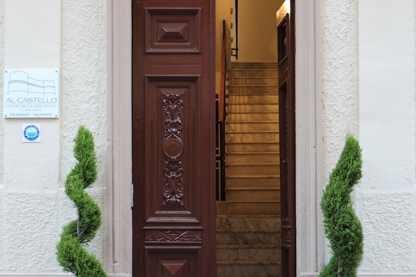 Entrada do alojamento