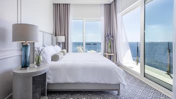 2 quartos, roupas de cama antialérgicas, frigobar, cofres nos quartos