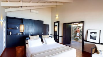 Villa, piscina privativa, em frente à praia | 1 quarto, roupa de alta qualidade, minibar grátis, cofre no quarto