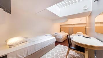 Wi-fi grátis, roupa de cama fornecida