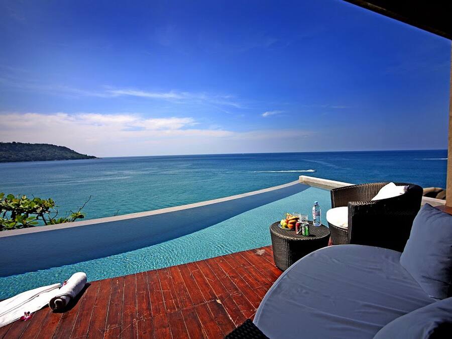 Honeymoon Private Pool Suite | Vista do quarto