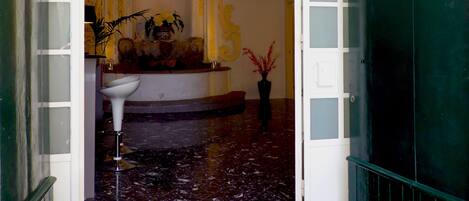 Entrada do alojamento