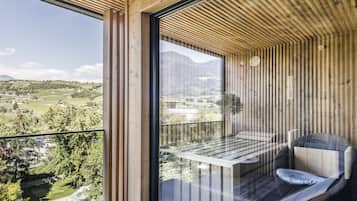 Suíte, sauna seca (Wellness) | Terraço/pátio
