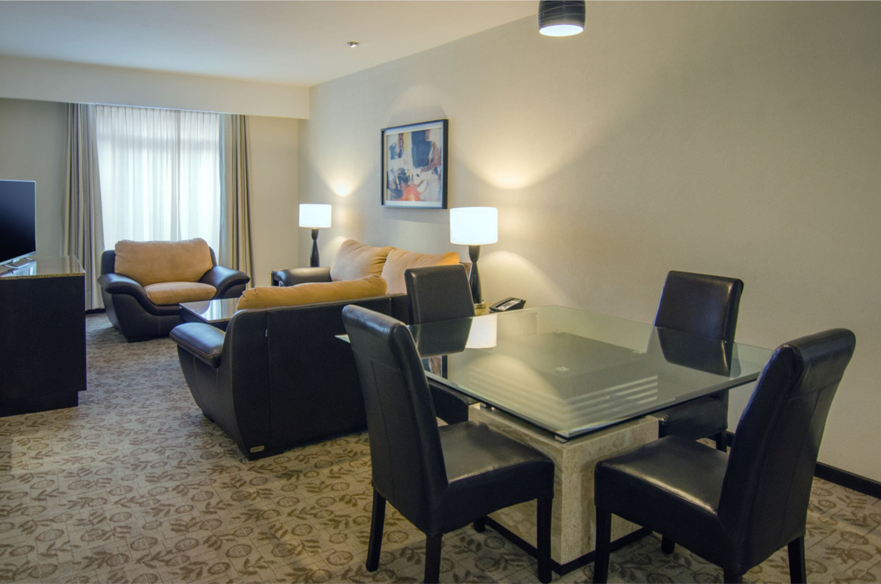 Quarto presidencial, 2 quartos | Área de estar | TV LCD, filmes pagos, pisos aquecidos