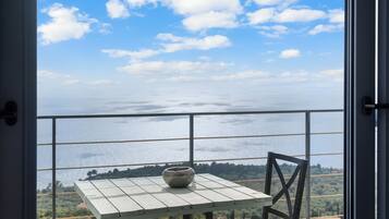 Quarto casal, vista para o mar, de frente para o mar | Terraço/pátio