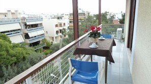 Apartamento superluxo, 1 quarto | Sacada