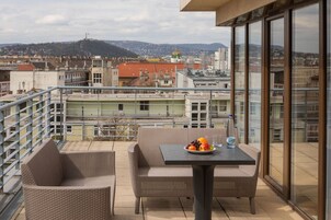 Penthouse Panorâmica, 3 quartos | Terraço/pátio interior