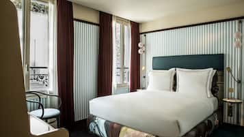 Quarto casal clássico | 1 quarto, roupas de cama antialérgicas, cofres nos quartos