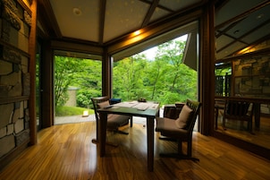 Café da manhã, almoço e jantar