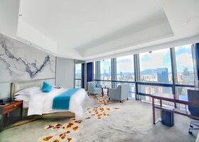 1 quarto, camas de colchão viscoelástico, minibar, cofre no quarto 