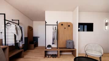 Quarto Familiar, várias camas | Roupa de alta qualidade, secretária