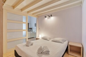 Apartamento família | 1 quarto, individualmente decorados, individualmente mobiliados