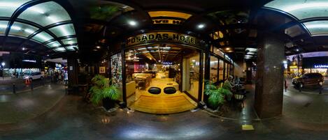 Entrada do alojamento