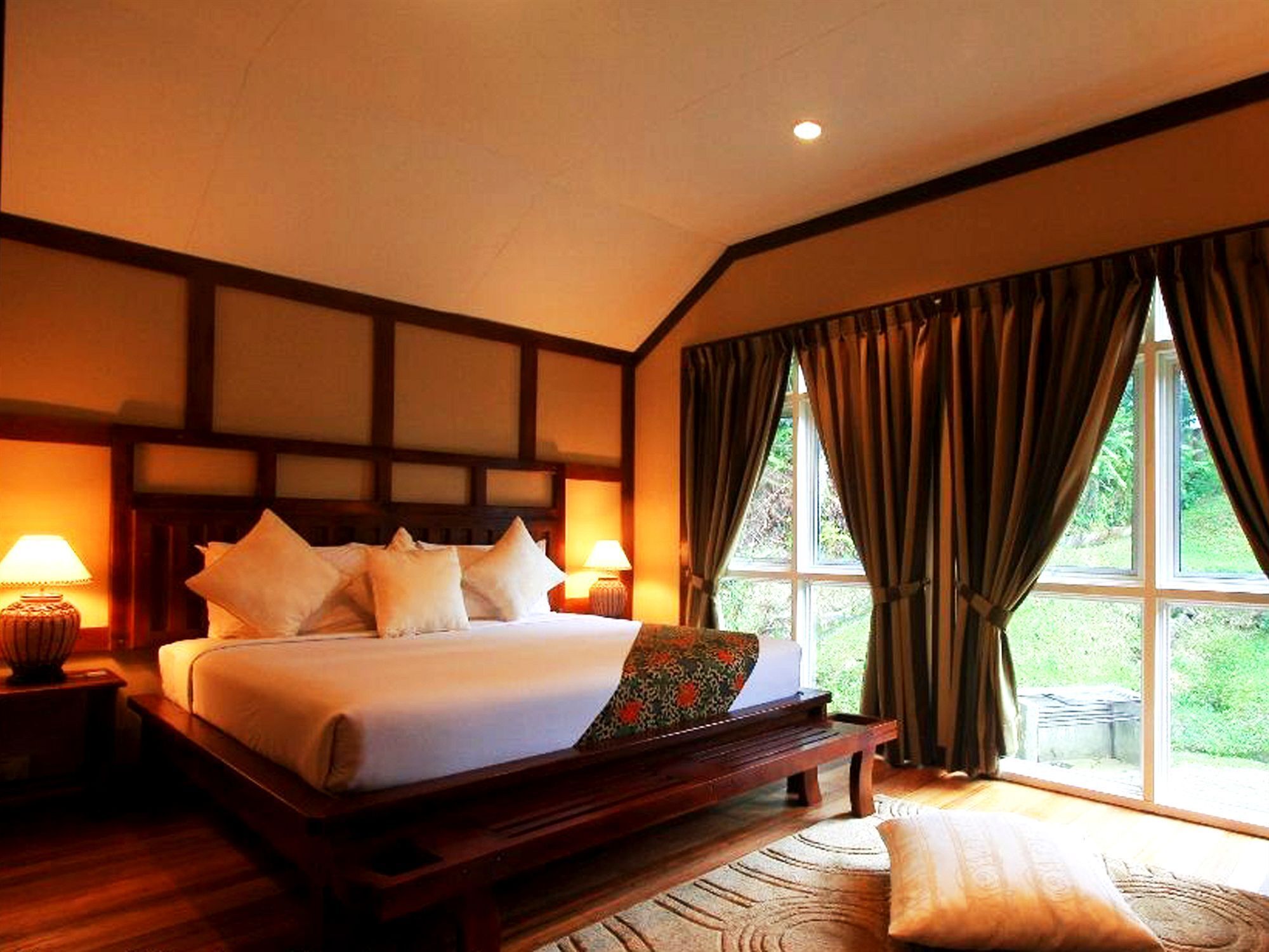 Roupa de cama fornecida 