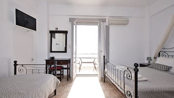 Quarto Triplo | Cofre no quarto, ferro/tábua de engomar, Wi-fi grátis