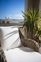Quarto luxo, 1 quarto, terraço, vista para o mar
