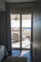 Quarto luxo, 1 quarto, terraço, vista para o mar