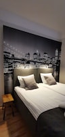 Roupas de cama premium, edredons de pluma, camas com colchões pillow-top