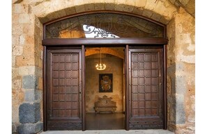 Entrada do alojamento