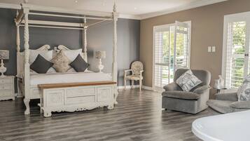 Quarto Duplo de Luxo | Roupa de alta qualidade, minibar, cofre no quarto