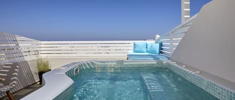 Suite Executiva, banheira de hidromassagem grande (Outdoor) | Banheira de hidromassagem privativa