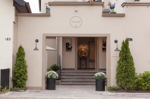 Entrada do alojamento