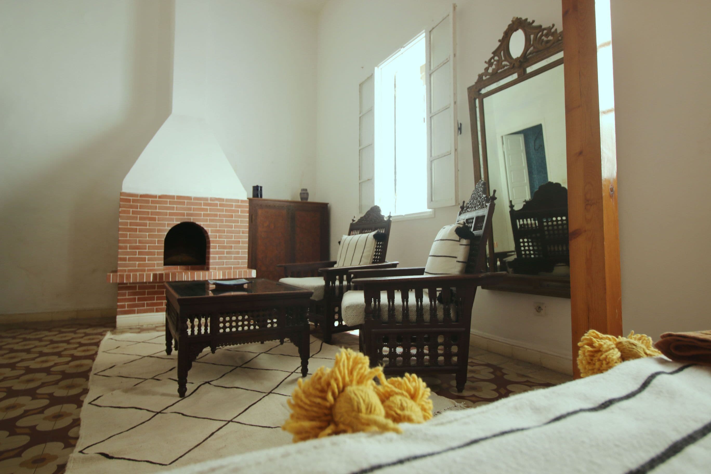 Quarto Duplo Elite | Sala de estar