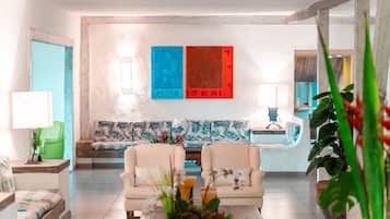 Sala de estar do lobby