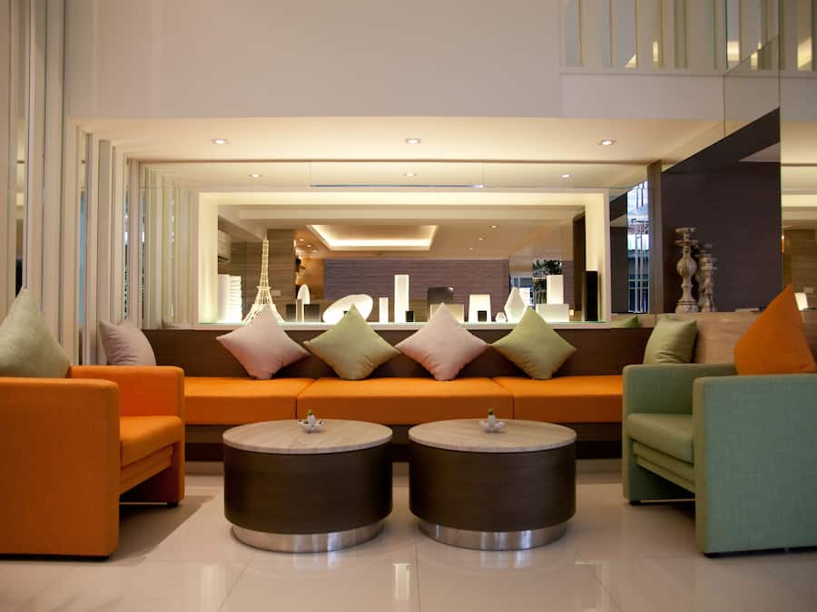 Sala de estar do lobby