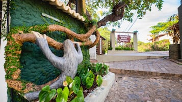 Entrada do alojamento