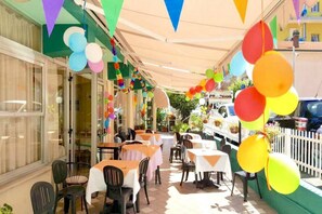 Área para festas de aniversário
