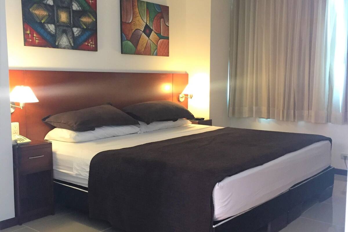 Roupas de cama premium, camas com colchões pillow-top