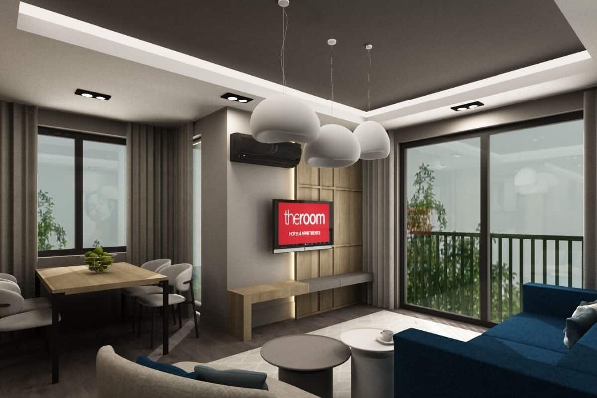 2+1 APARTMENT - ANEX BUILDING | Cofres nos quartos, Wi-Fi de cortesia, roupa de cama