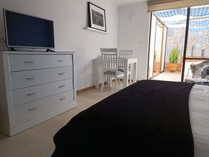 Suite-Estúdio Premium | 1 quarto, roupa de alta qualidade, edredões de penas 