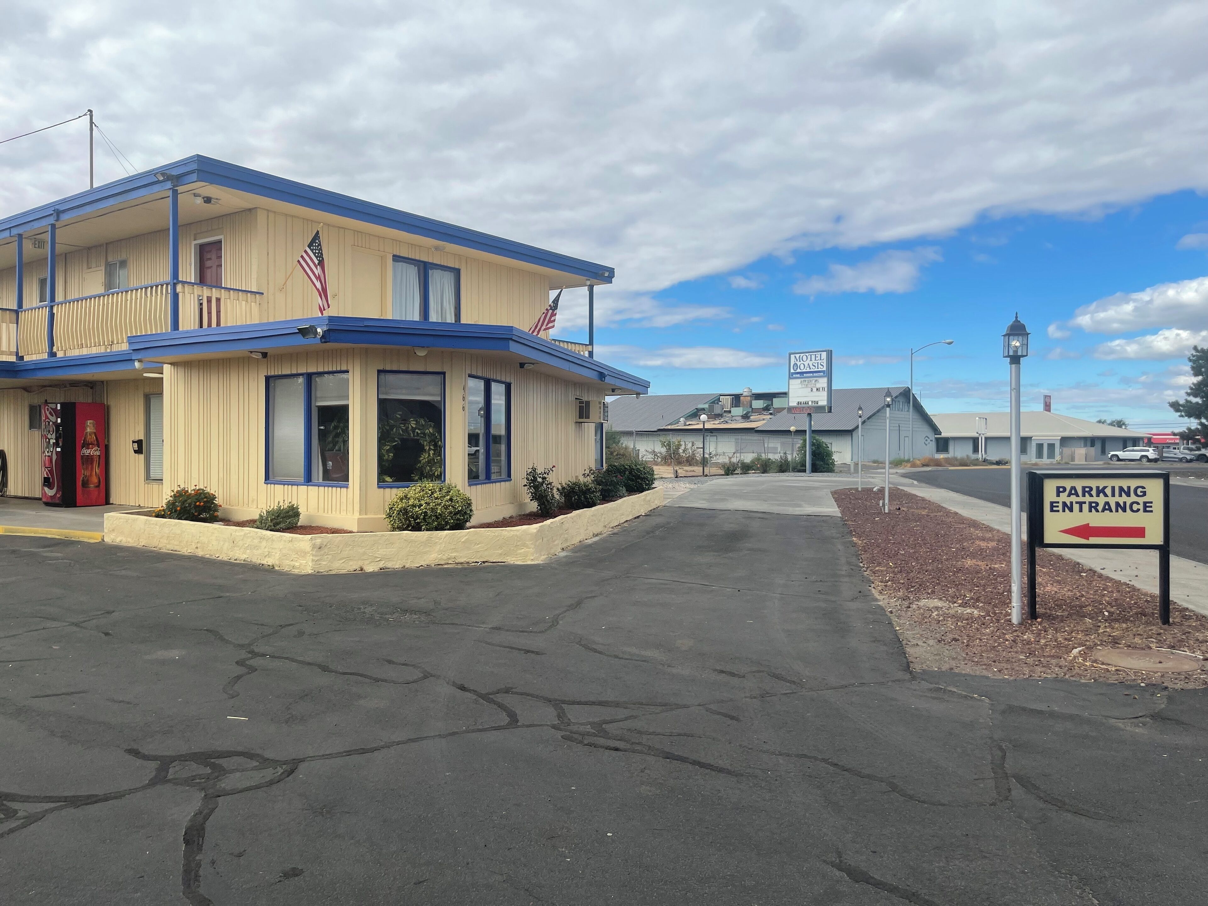 Entrada do alojamento