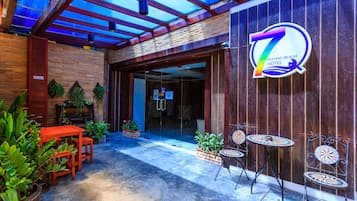 Entrada do alojamento