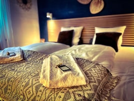 Quarto casal empresarial | Roupas de cama premium, quartos à prova de som