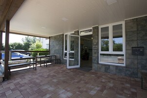 Entrada do alojamento