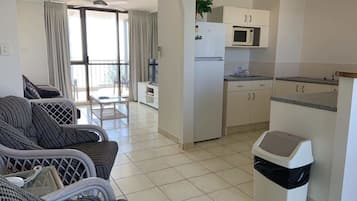 Apartamento superior, 2 quartos, vista para o oceano, de frente para o mar | Vista do quarto