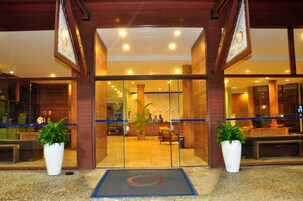 Entrada do alojamento