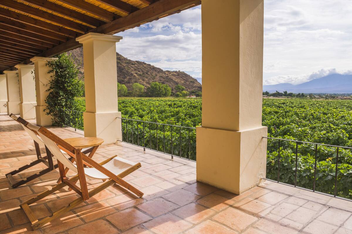 Standard Room, 1 Bedroom, Vineyard View | Lençóis de algodão egípcio, roupa de alta qualidade, edredões de penas 