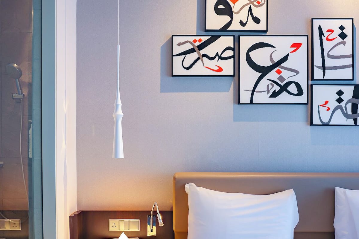 Quarto luxo, 1 cama King | 1 quarto, roupas de cama antialérgicas, edredons de pluma